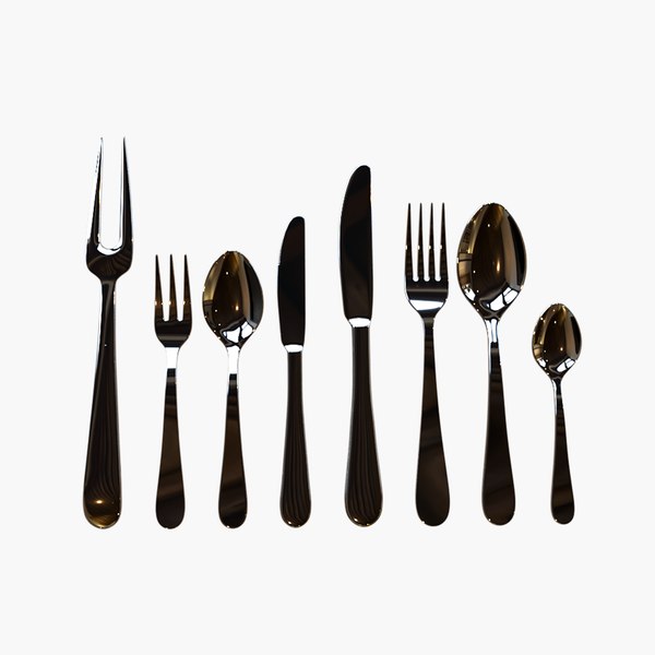 Forks set pack 3D 모델 - TurboSquid 1959840