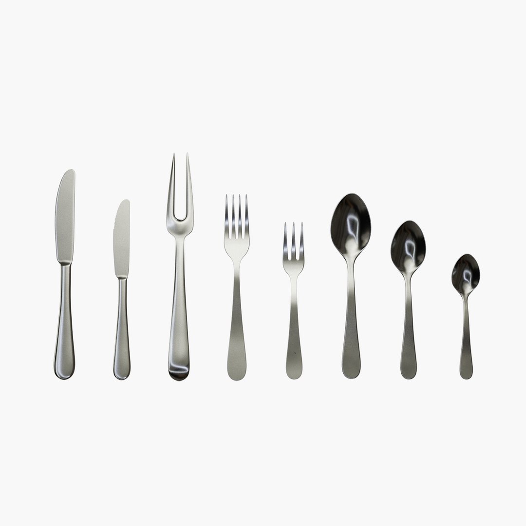 3D Forks Set Pack - TurboSquid 1959840