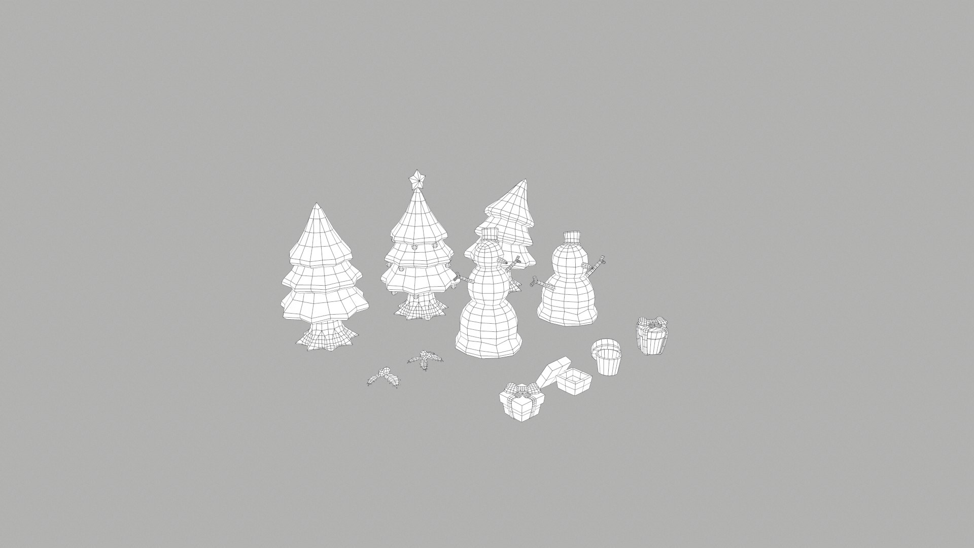 3D model Stylized Christmas Pack v1 - Game-Ready Assets - TurboSquid ...