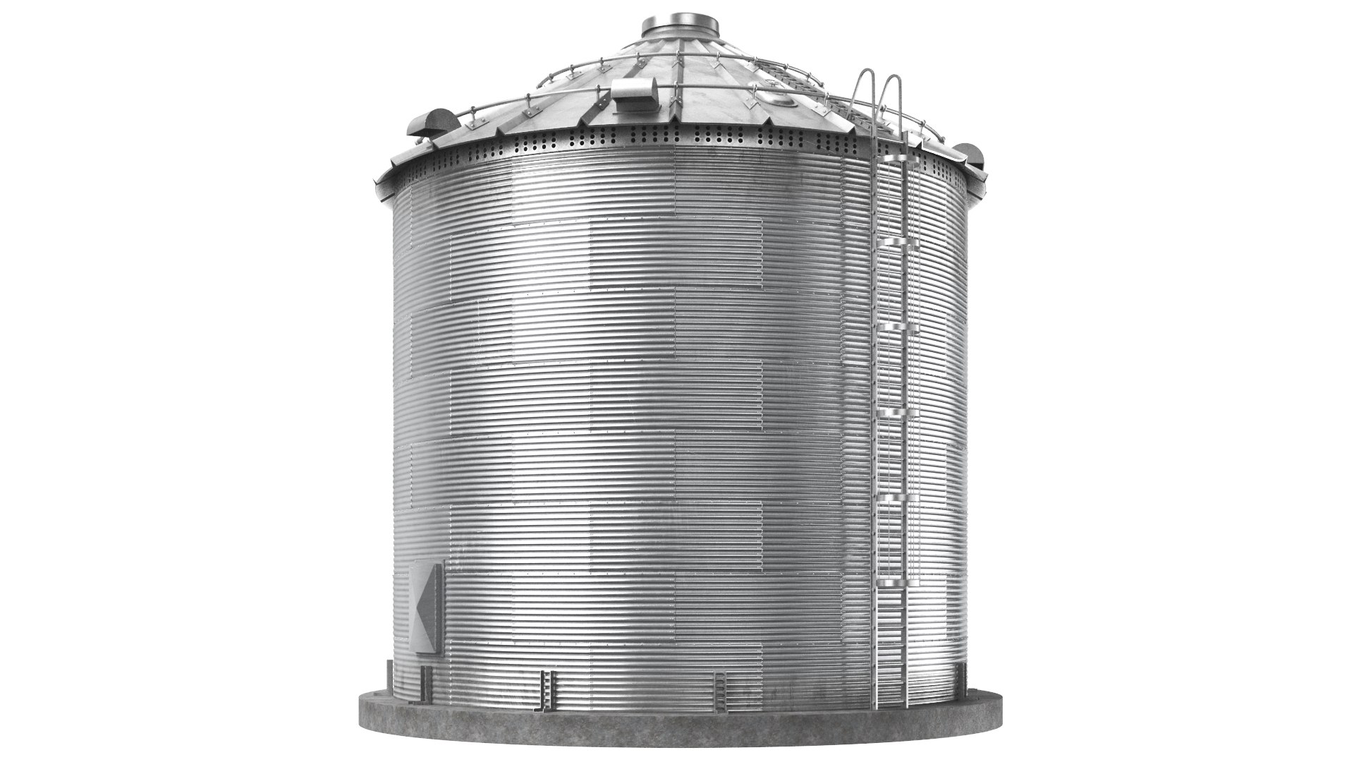 3D Grain Silo - TurboSquid 1747349