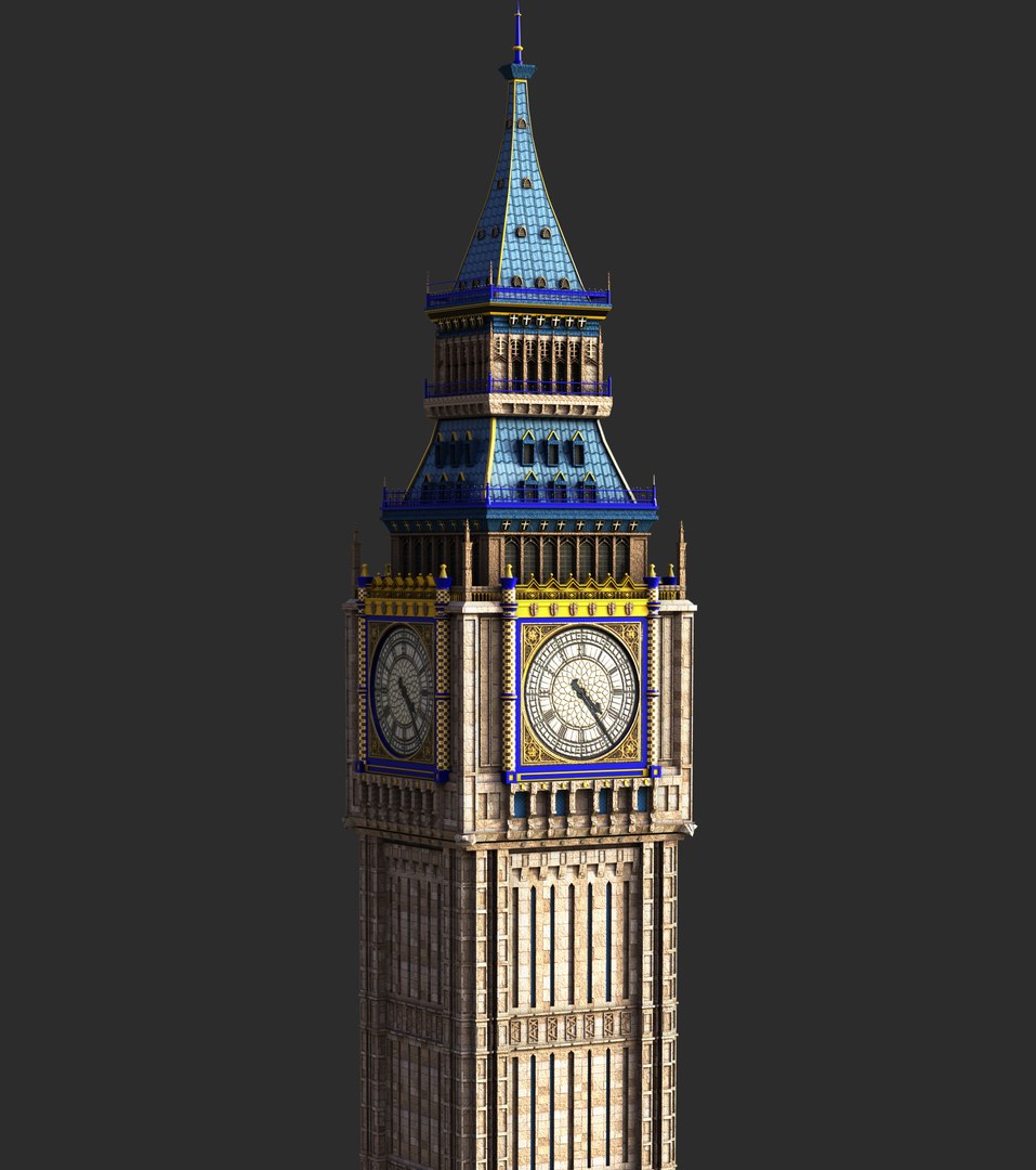 Big Ben 3D Model - TurboSquid 2364833