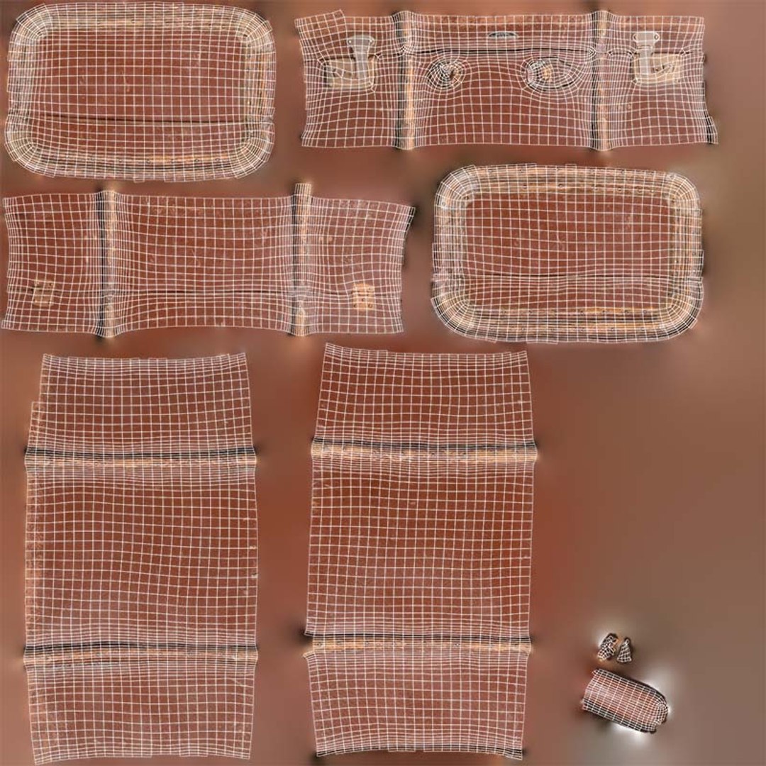 Suitcase 5 Remastered 3D Model - TurboSquid 2363556