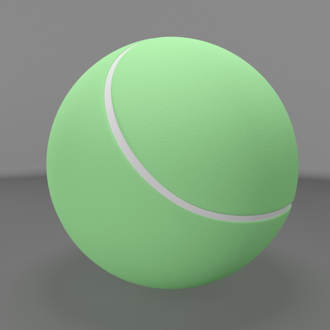 3dsmax Tennisball Sports Materials