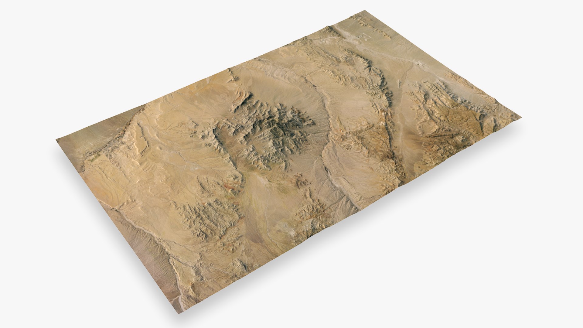 3D Desert Mormon Peak Model - TurboSquid 1489356