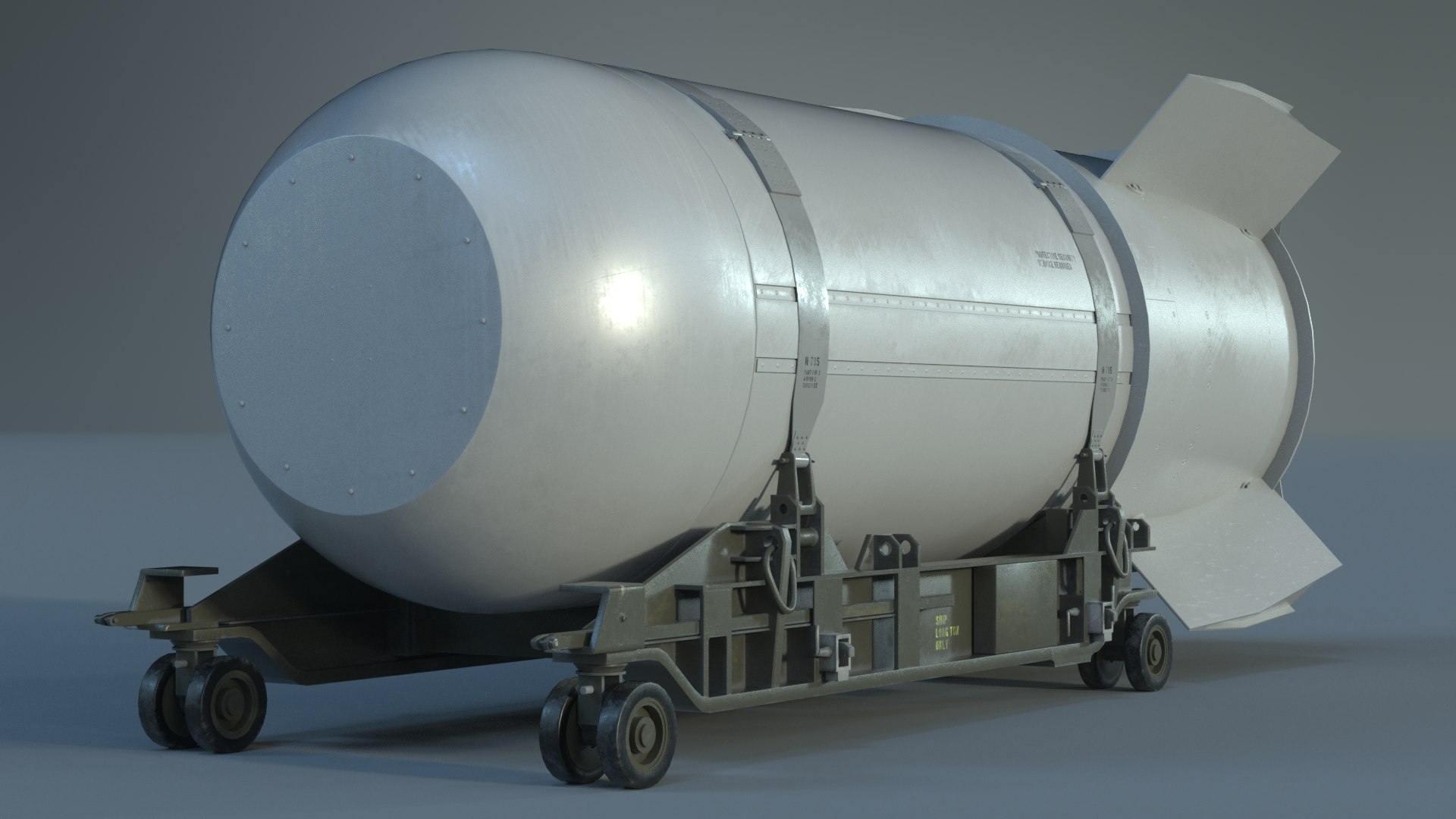 modelo 3d bomba nuclear B53 - TurboSquid 2418089