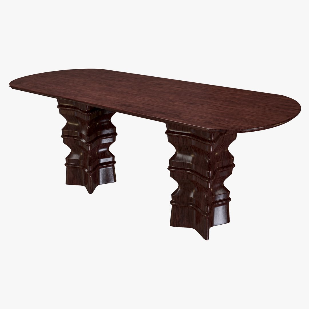 3D Model Classic Dining Table - TurboSquid 2303337