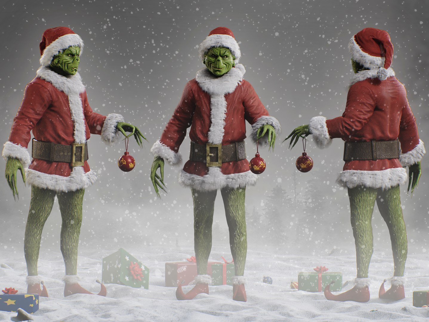 The Grinch 3D Model - TurboSquid 2428795