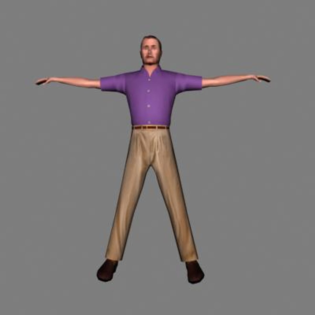human male 3d model