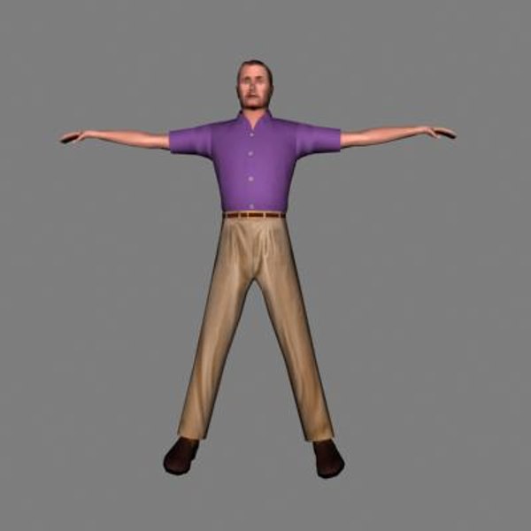 human male 3d model