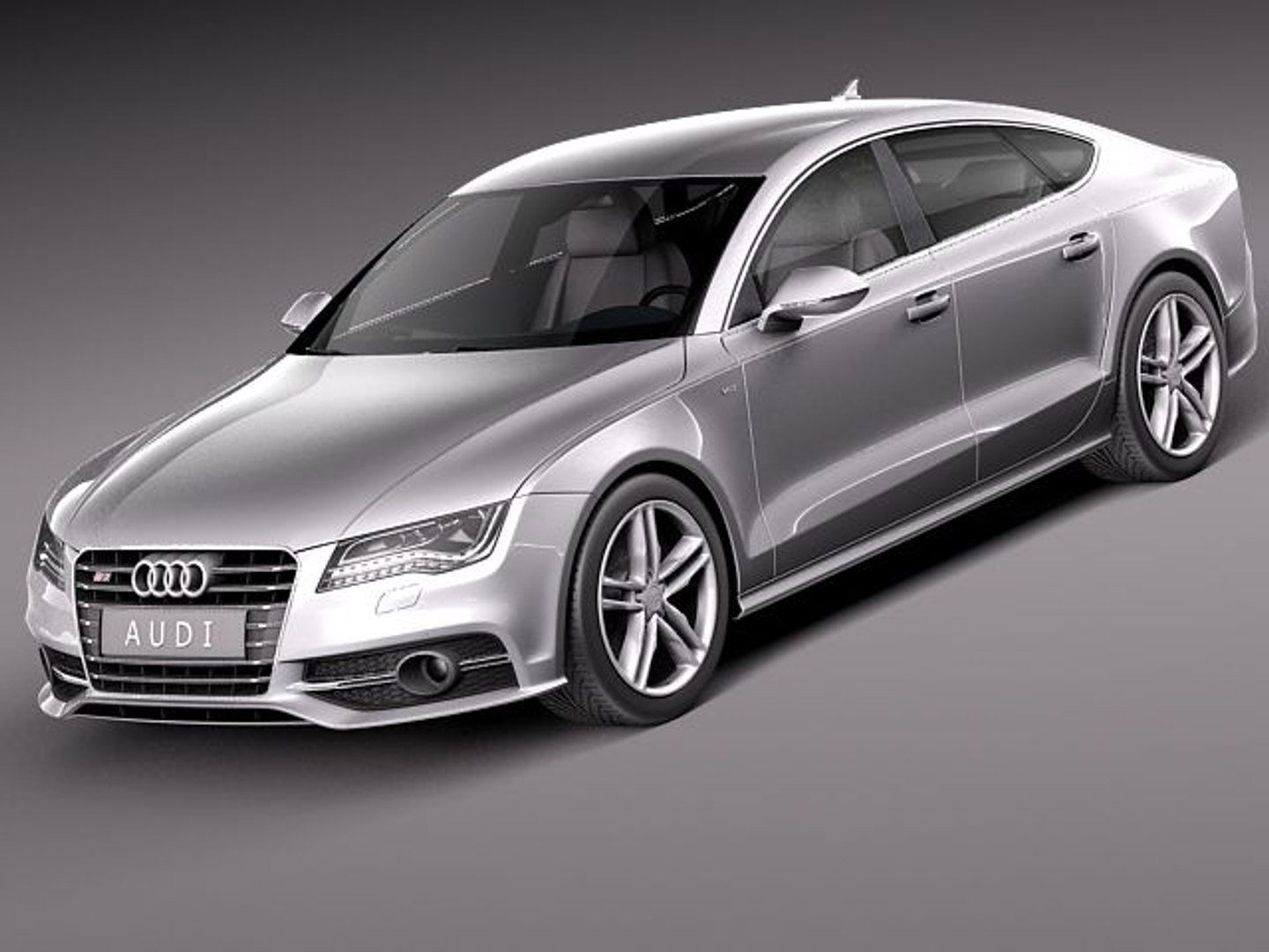 3d Audi S7 Rs7 Sedan Model