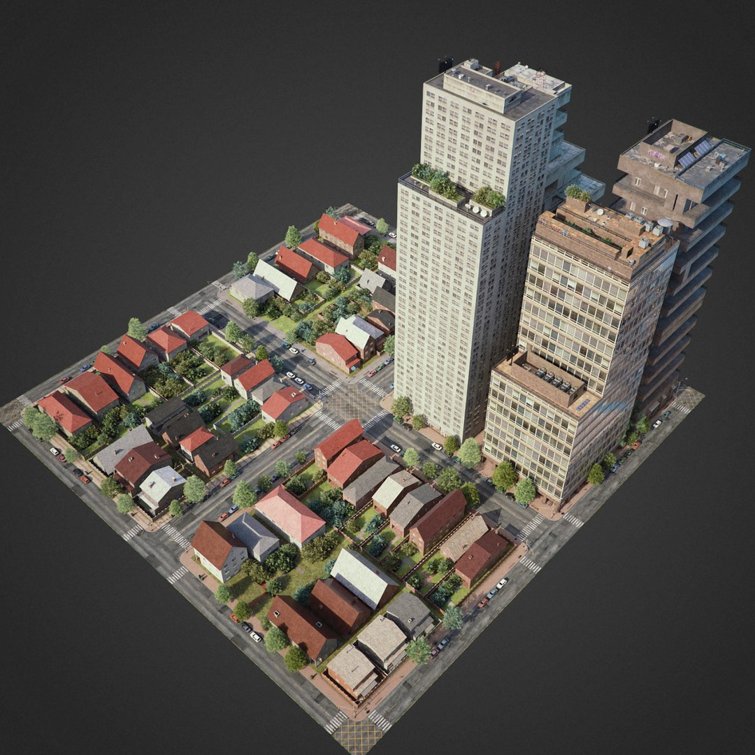 City Exterior Streets 3D Model - TurboSquid 1520460