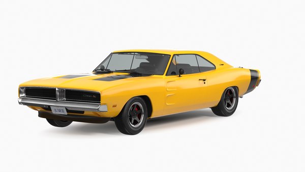 3D Dodge Charger Yellow - TurboSquid 1956994