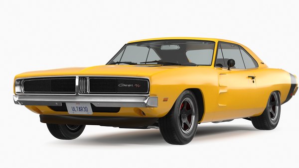 3D Dodge Charger Yellow - TurboSquid 1956994