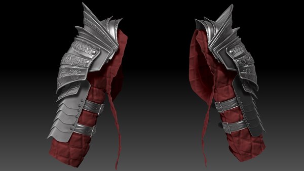 3D Shoulder Armor Sculpt Project - TurboSquid 2034100