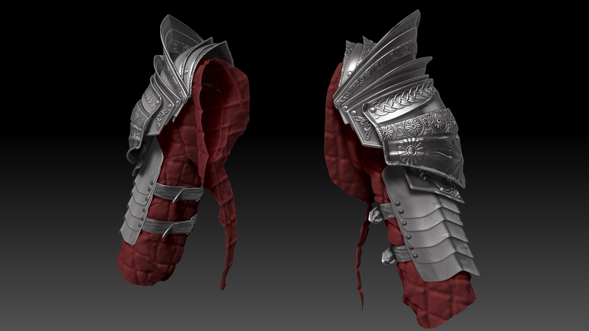 3D Shoulder Armor Sculpt Project - TurboSquid 2034100