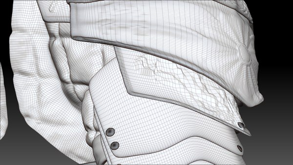 3D Shoulder Armor Sculpt Project - TurboSquid 2034100