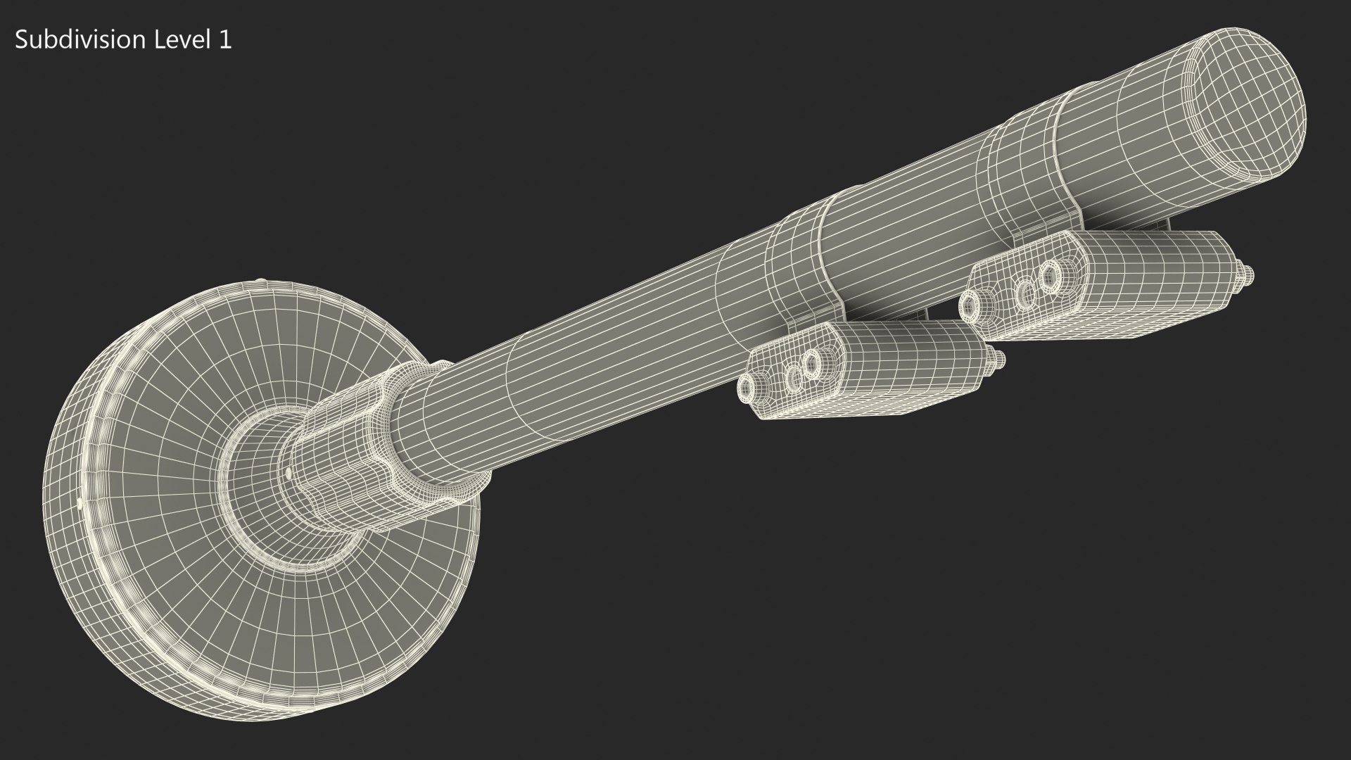 Telescopic Motorcycle Pancake Beacon 3D Model - TurboSquid 1875659
