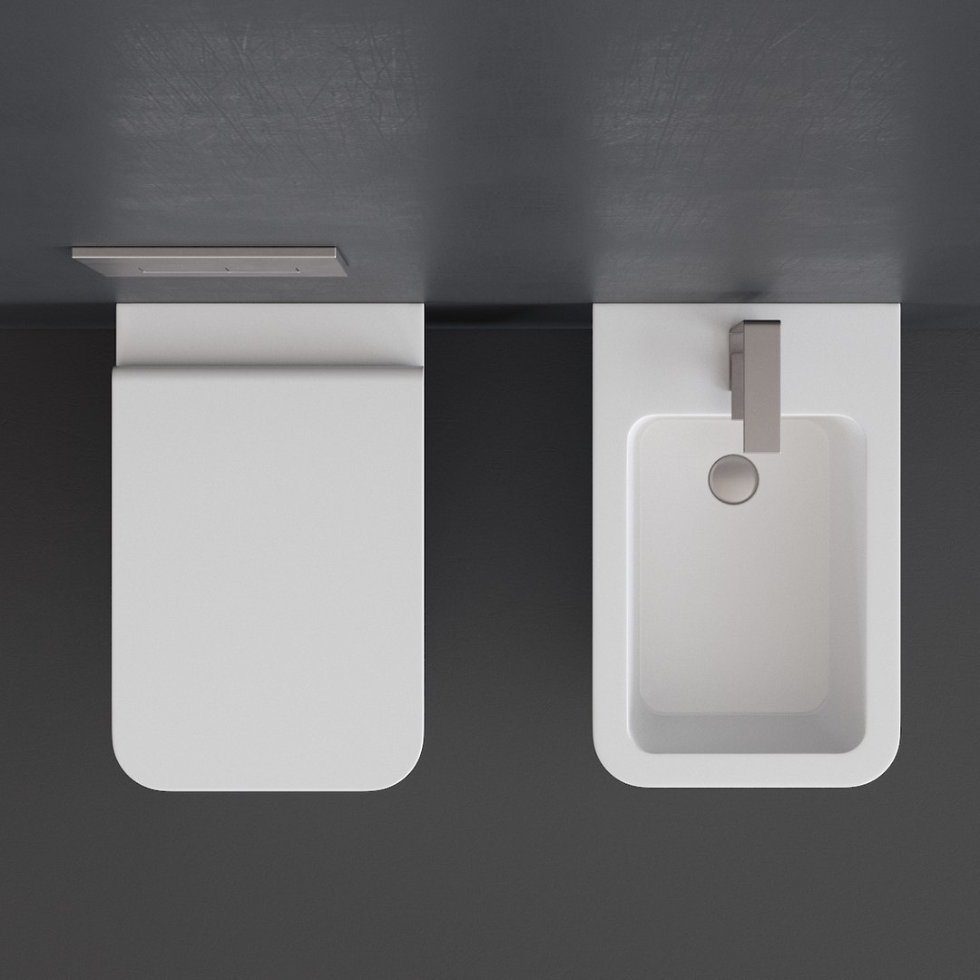 Hide Wall-hung 3D Model - TurboSquid 1497802