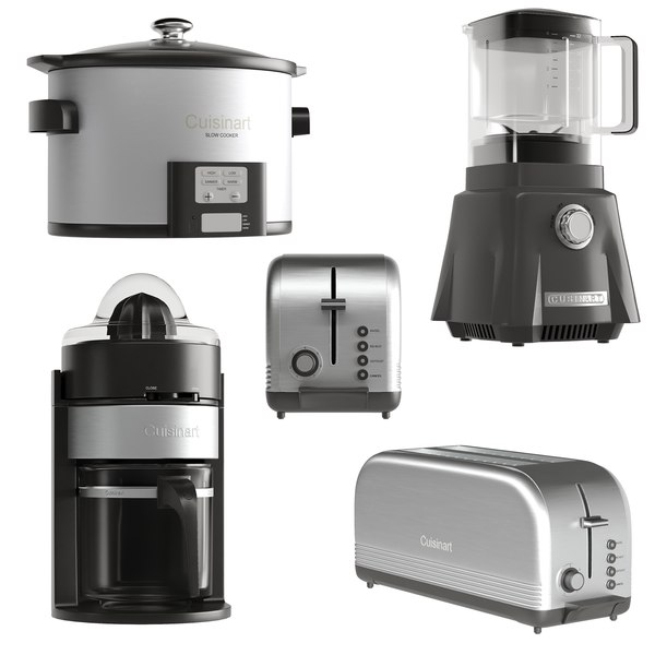 Cuisinart Kitchen Appliance Set 3 3D 모델 - TurboSquid 2054592