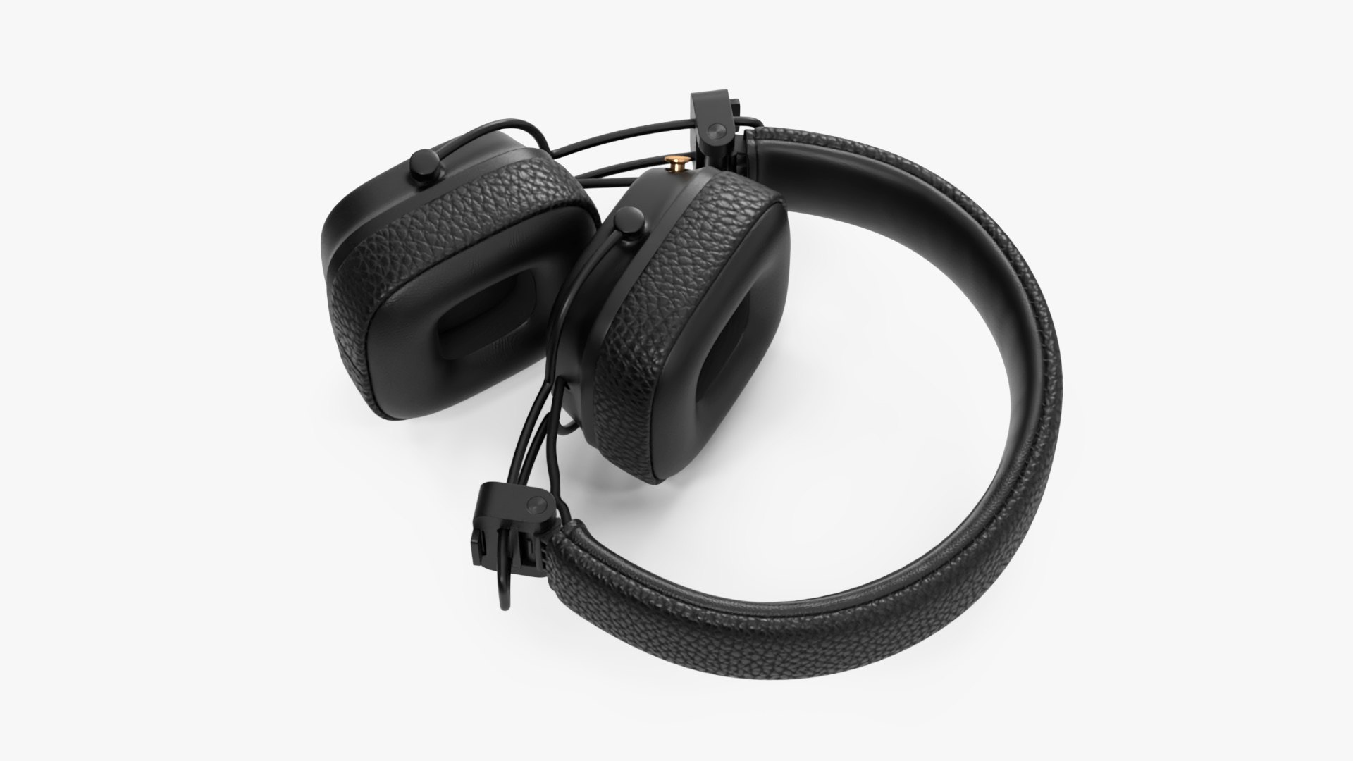 Overhead Headphones Black Generic Rigged 3D - TurboSquid 2217526
