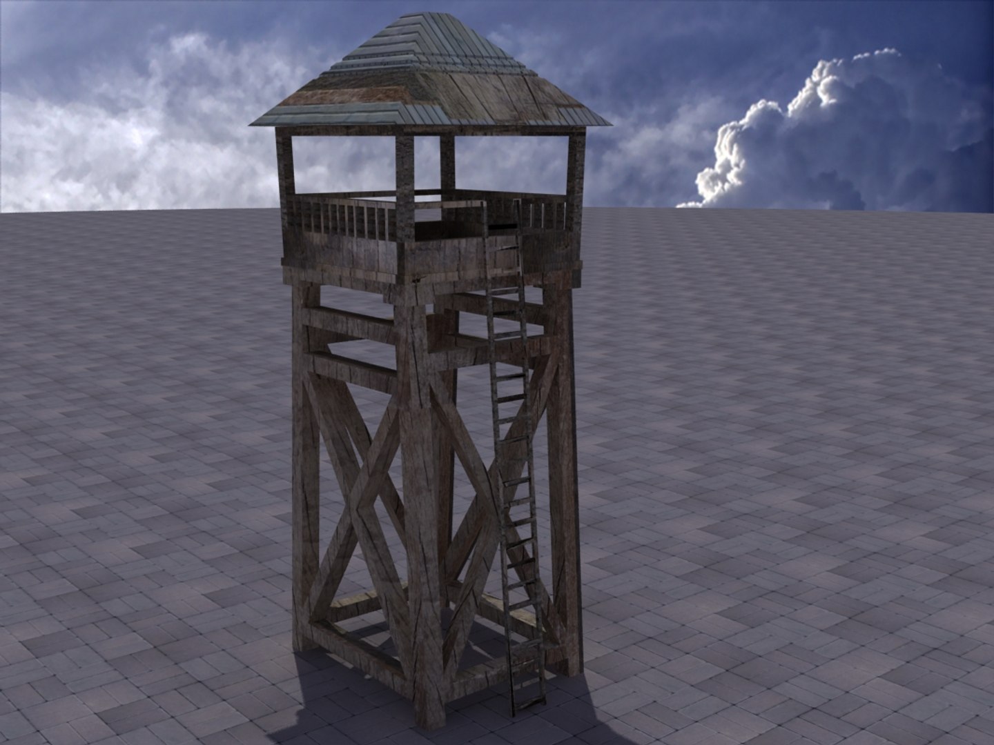 3d Guard Tower