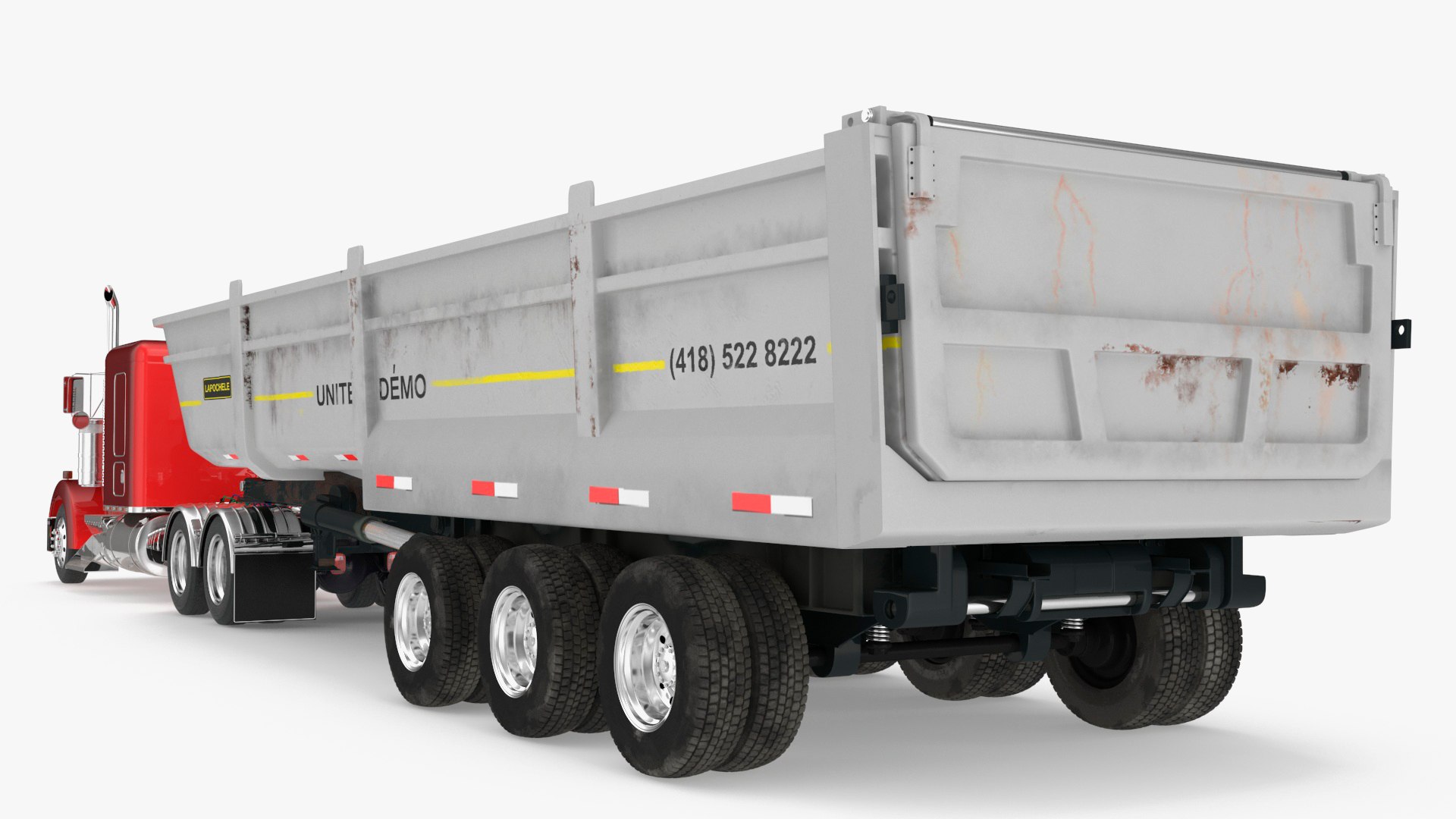 3D Commercial Dump Trailer - TurboSquid 2170082