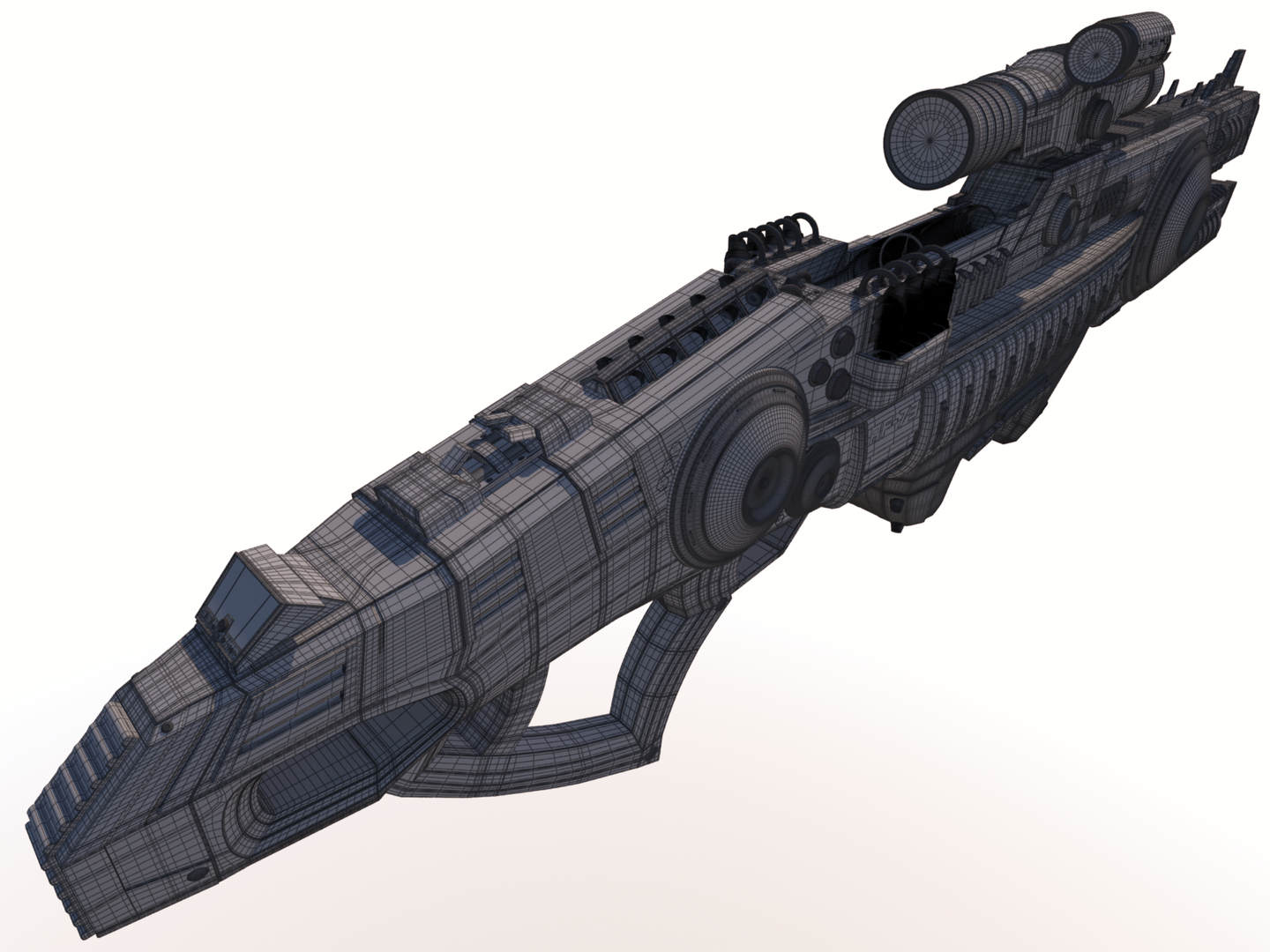 3D scifi beam rifle af-73 - TurboSquid 1629483