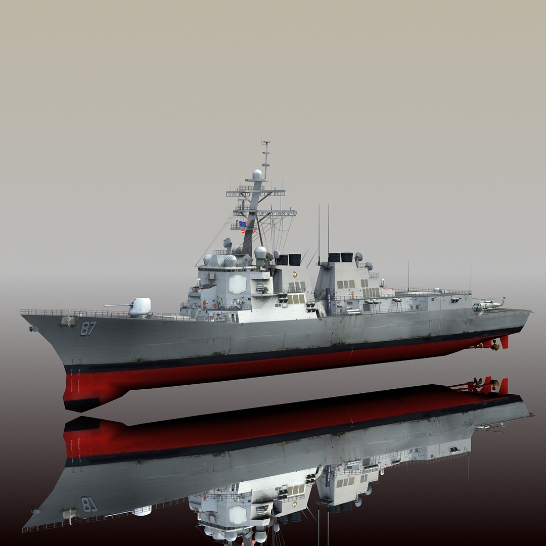 uss mason ddg-87 dd 3d max