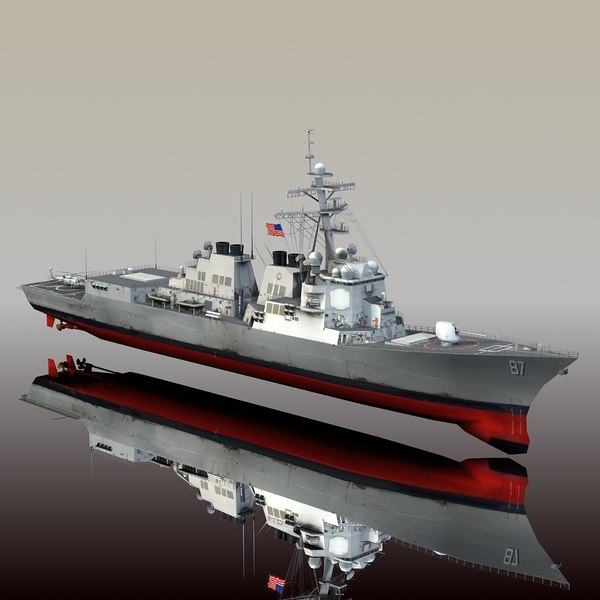 uss mason ddg-87 dd 3d max