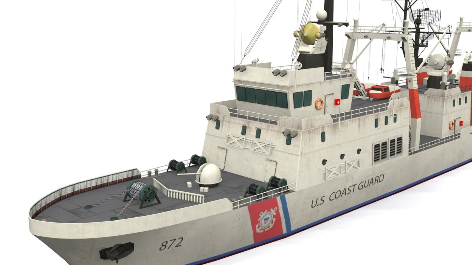 Coast guard 3D model - TurboSquid 1492842