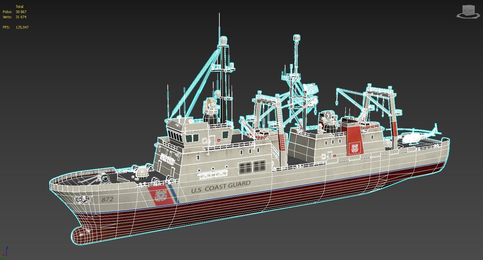 Coast guard 3D model - TurboSquid 1492842