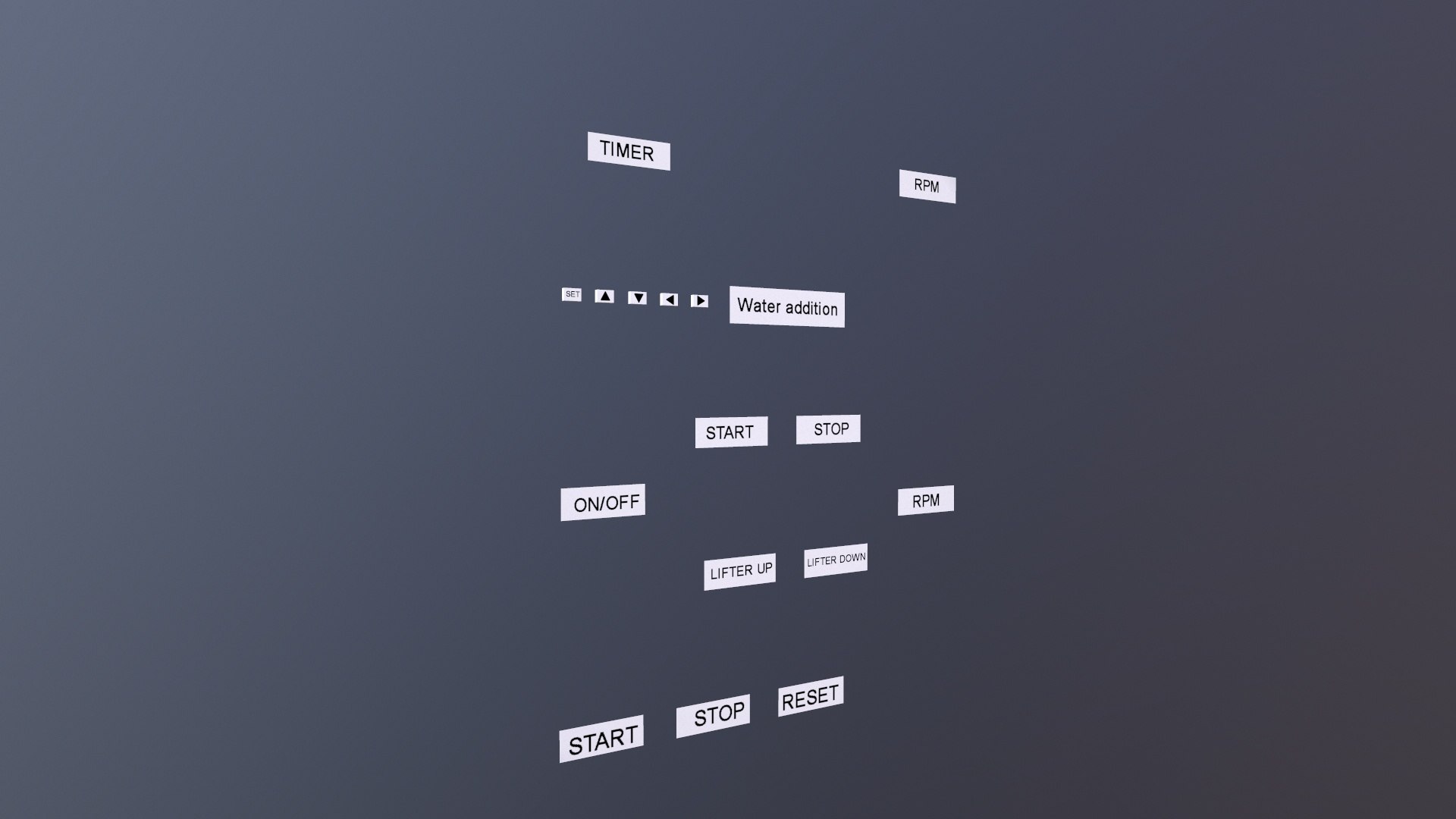 3D HMI Label Stickers - TurboSquid 2289465