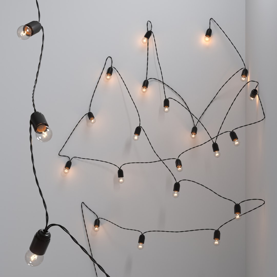 Editable Garland Model - TurboSquid 1968542