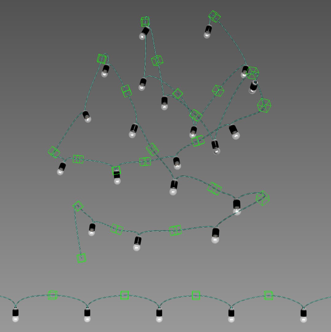 Editable Garland Model - TurboSquid 1968542
