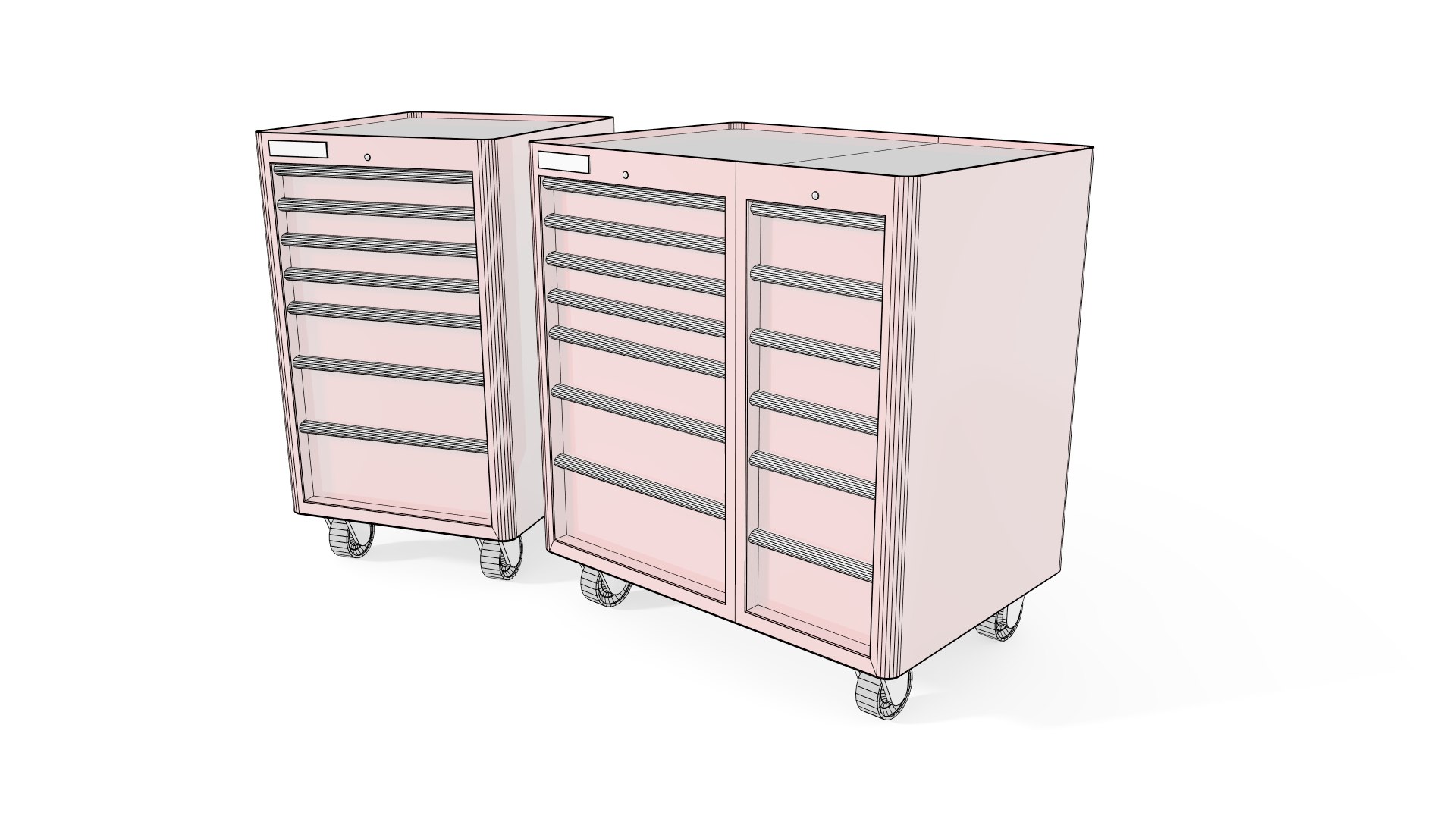 Tool Cabinet Garages 3D Model - TurboSquid 1540635