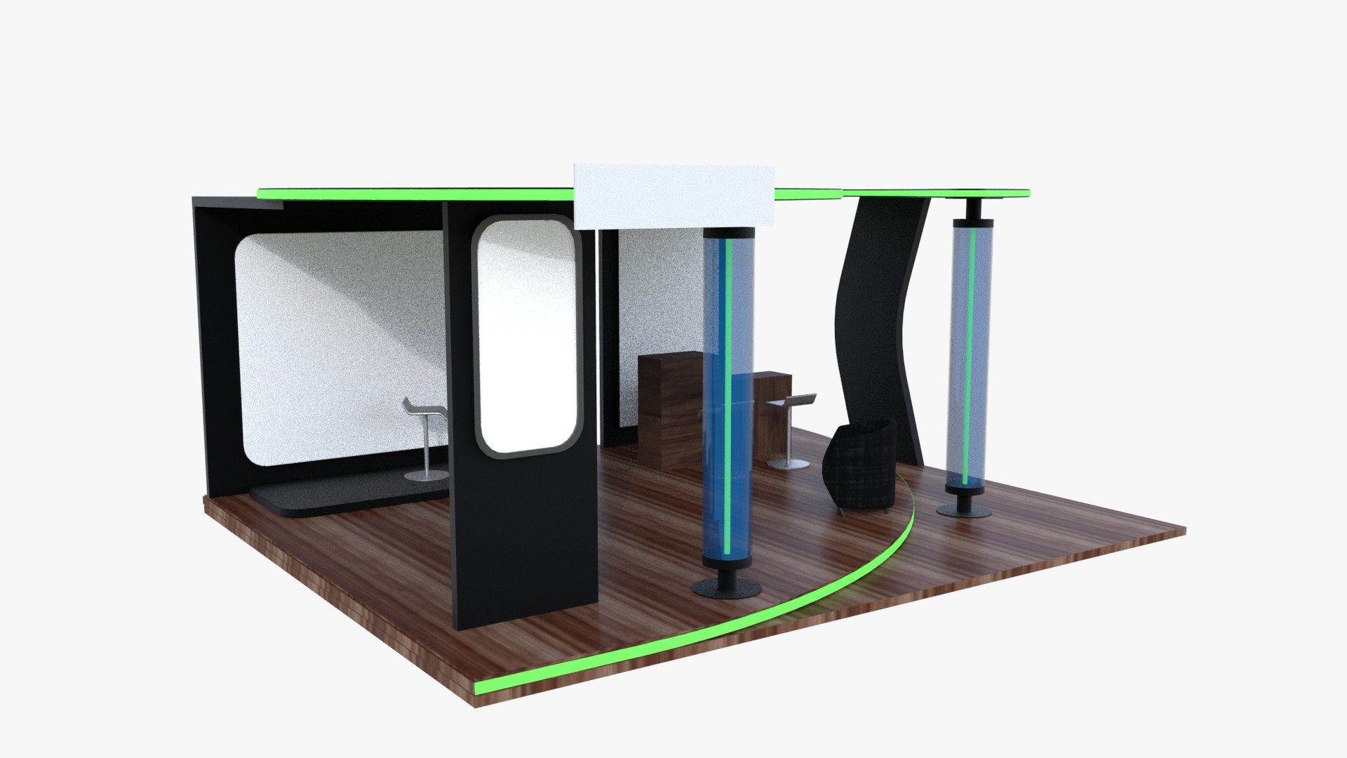 Exhibition Stands Model - TurboSquid 1900270