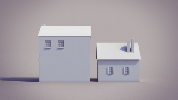 3d model house set