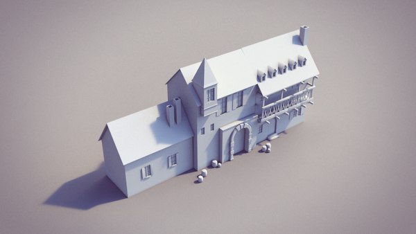 3d model house set