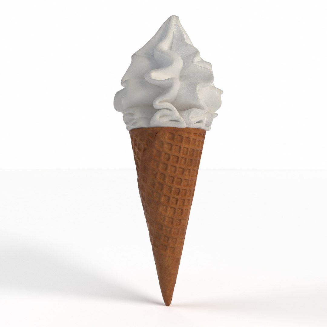 3d ice cream model