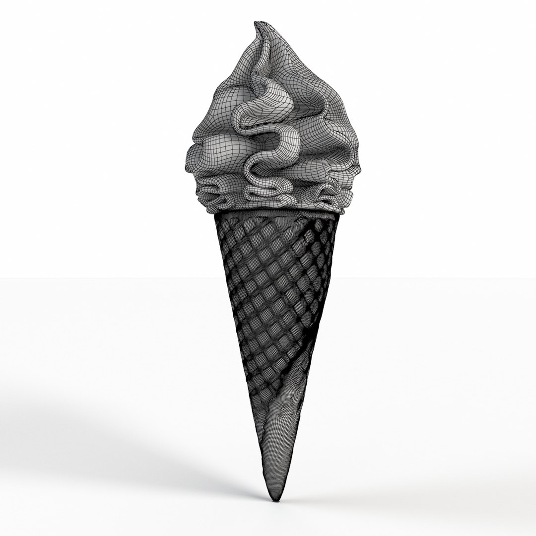 3d ice cream model