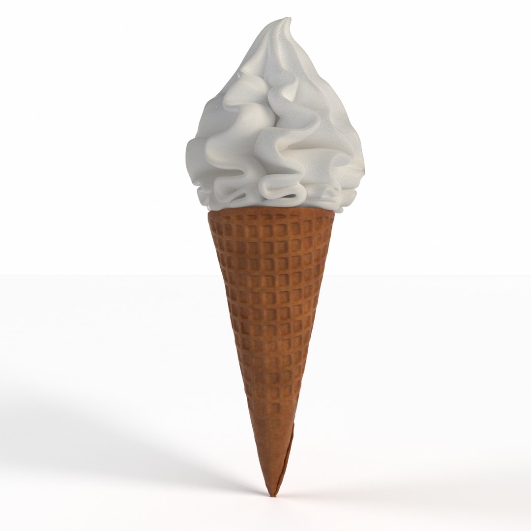 3d ice cream model