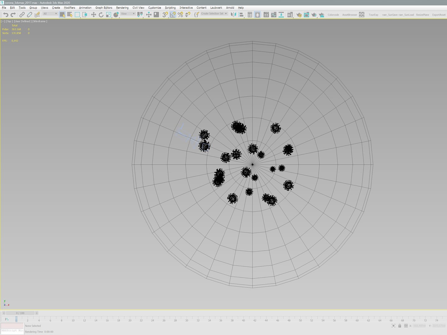 3D Model Virus Realistic - TurboSquid 1505553