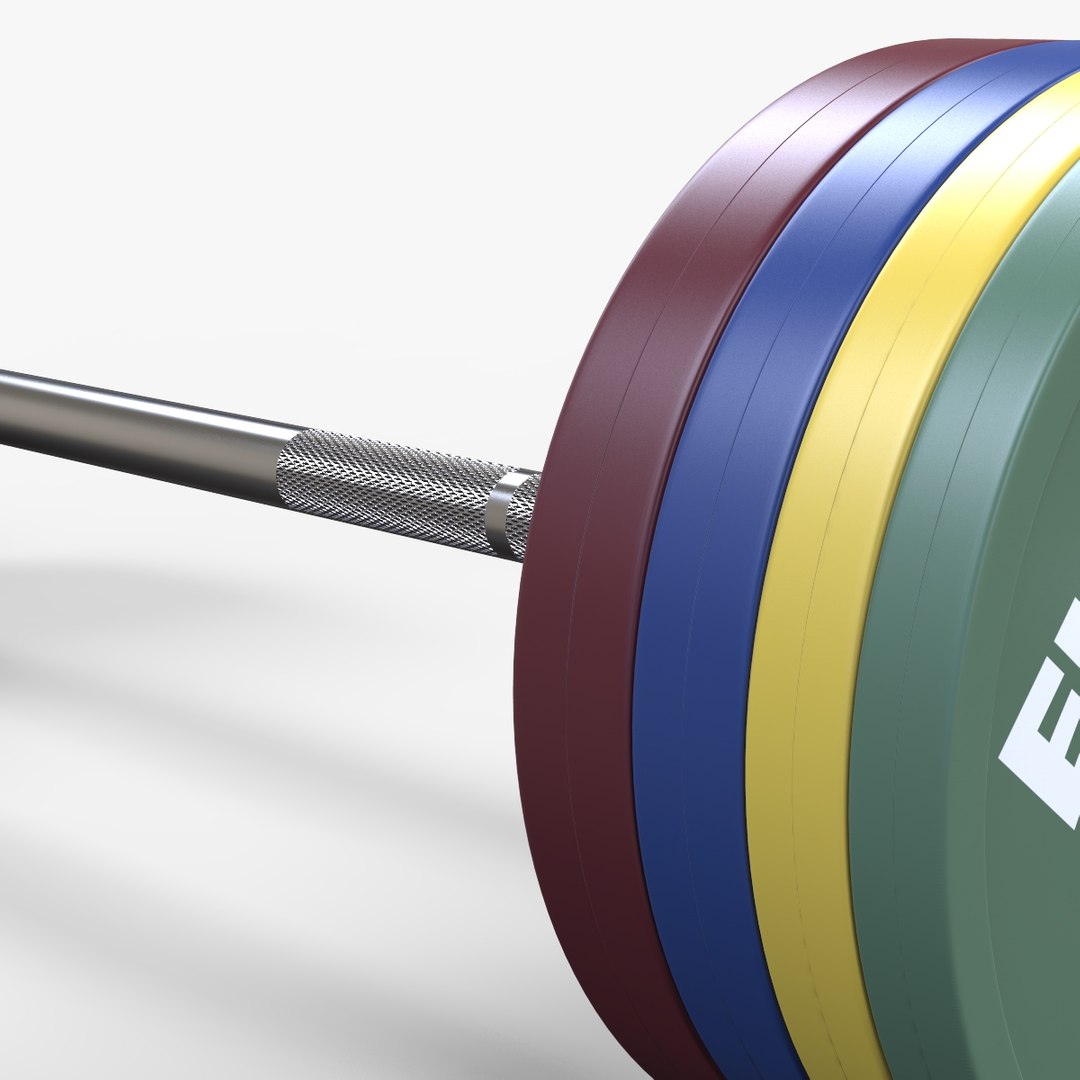 3D Olympic Weightlifting Bar Model - TurboSquid 1195634