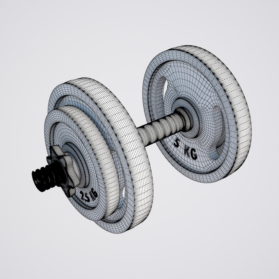 dumbbell 3d model