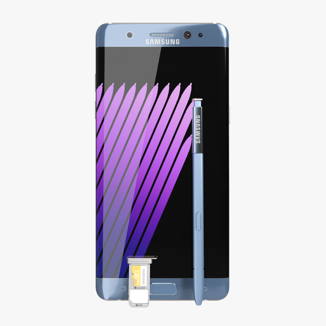 3d Realistic Samsung Galaxy Note