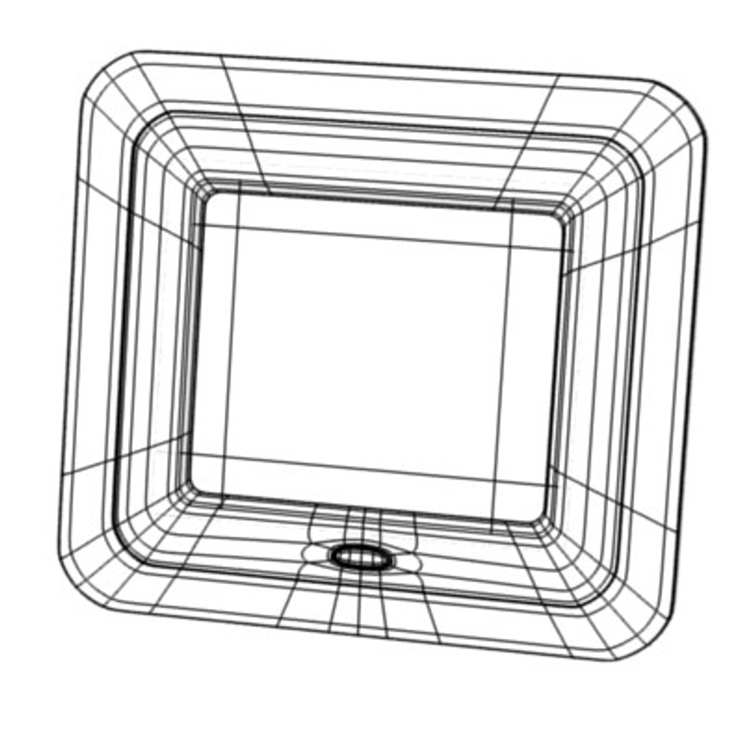 digital frame 3d model