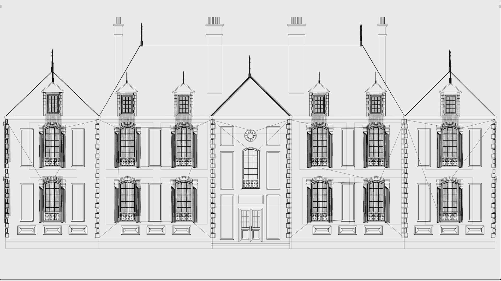 3D Chateau Le Corvier - 3D Model Of A French Mansion - TurboSquid 2186407