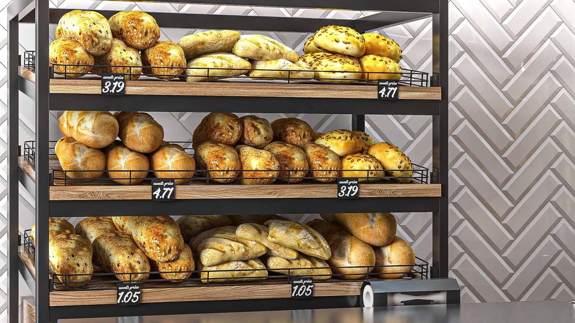 Bakery 3D Model - TurboSquid 1728423