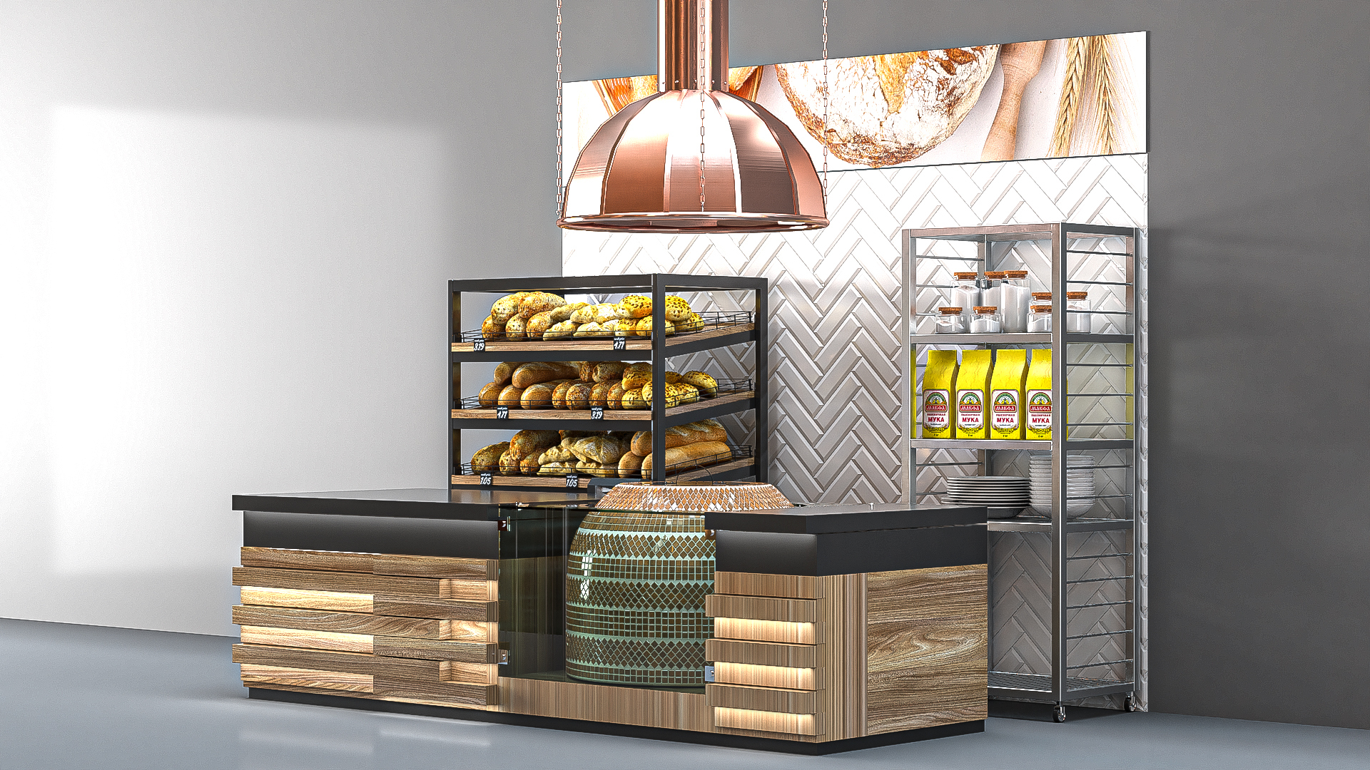 Bakery 3D model - TurboSquid 1728423