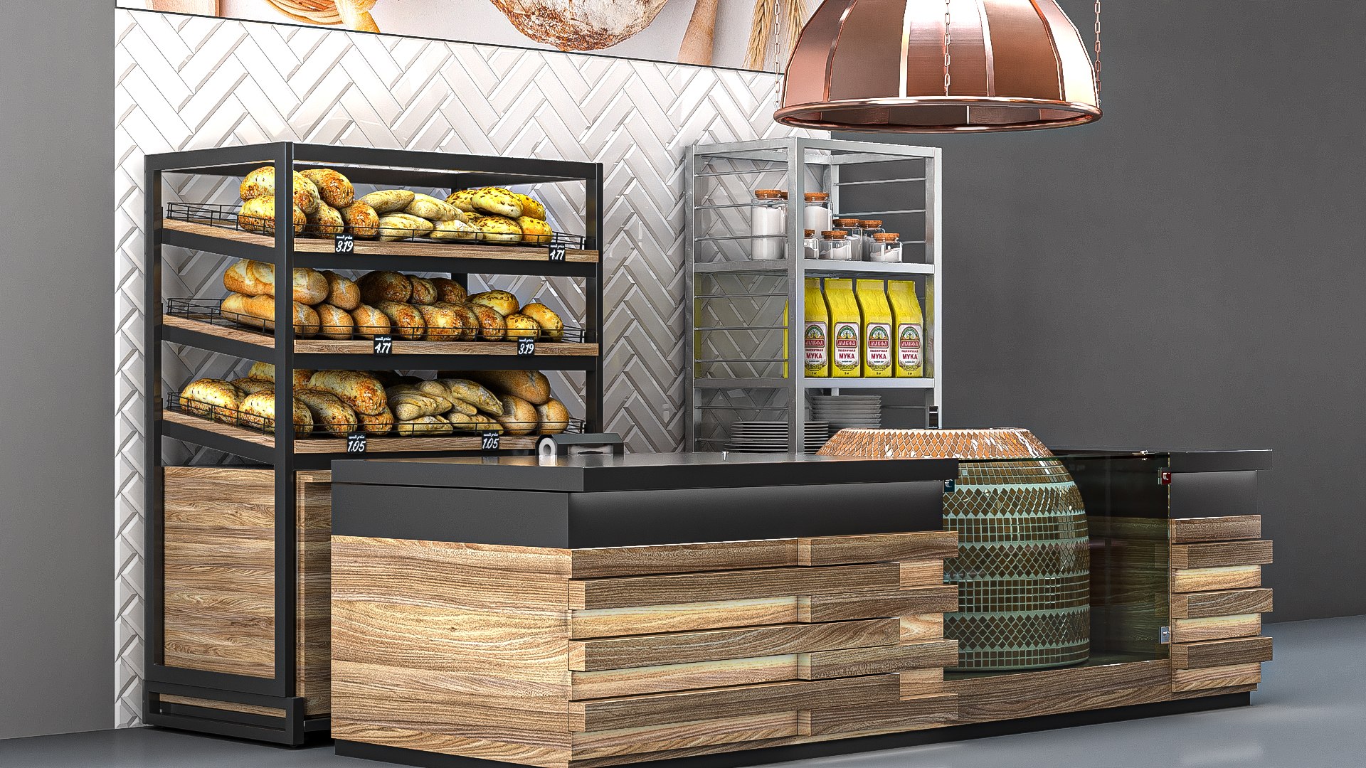 Bakery 3D Model - TurboSquid 1728423